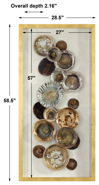 Uttermost Myla Antique Plate Shadow Box - Contemporary - Wall Accents ...