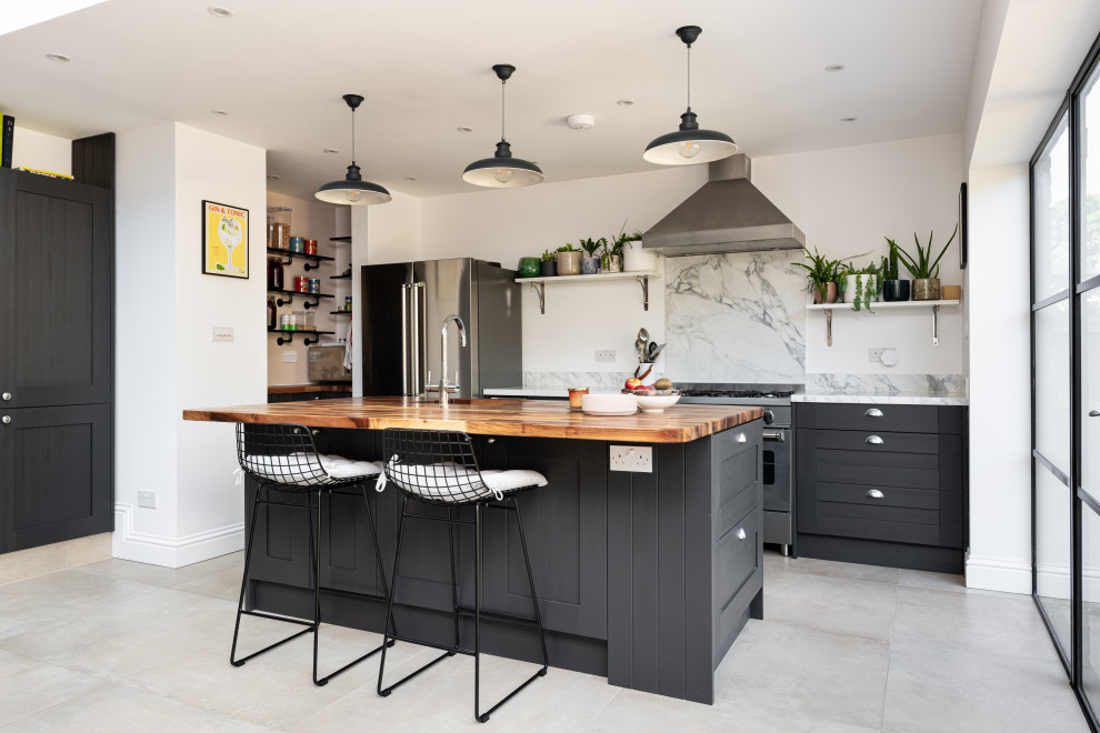 A rear extension in Wandsworth - Modern - Kitchen - London - by Resi ...