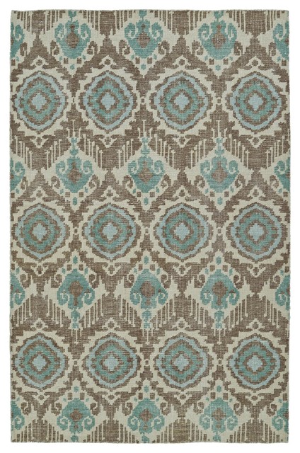 Kaleen Relic Collection Rug, Light Brown, 9'x12' - Mediterranean - Area ...