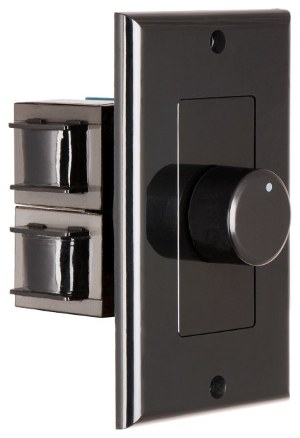 In Wall 100W Knob Volume Control, Impedance Matching, Black & Brown ...