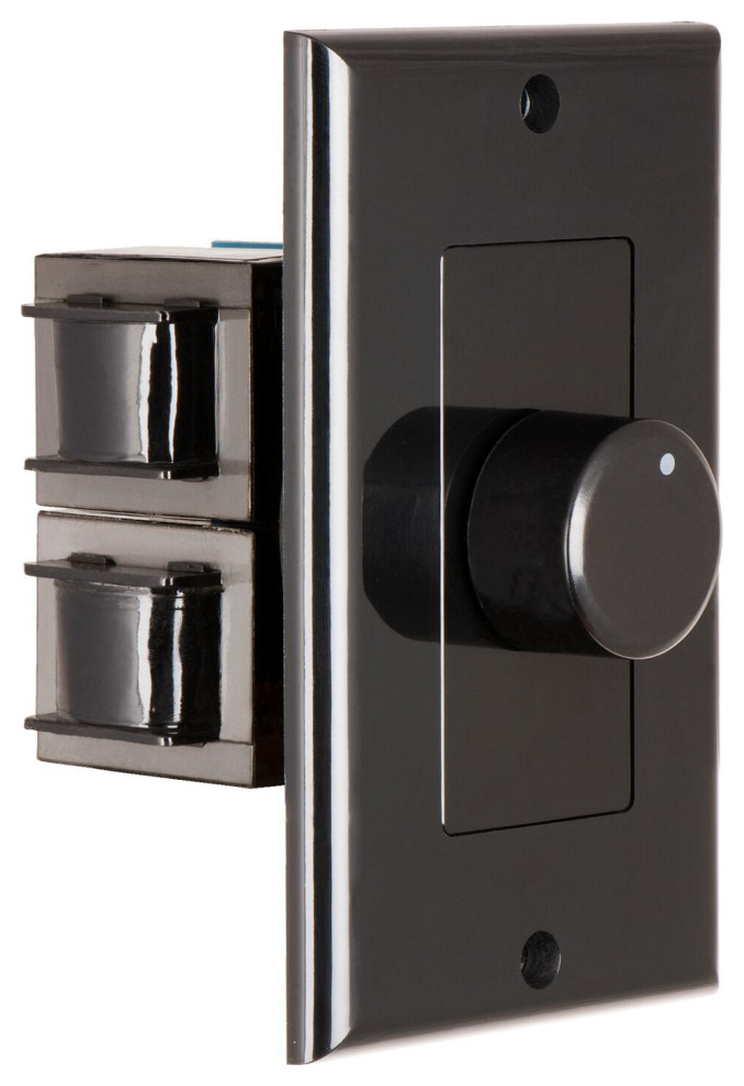 In Wall 100W Knob Volume Control, Impedance Matching, Black & Brown ...