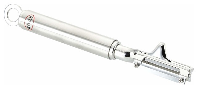 Rosle 12734 Stainless Steel Swivel Left-Hand Peeler With Round Handle ...