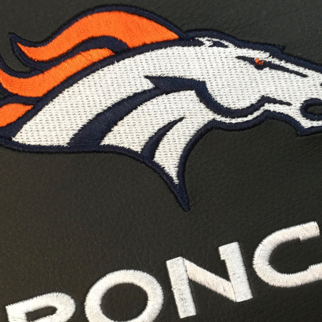 Denver Broncos Secondary Man Cave Home Theater Recliner - Contemporary ...