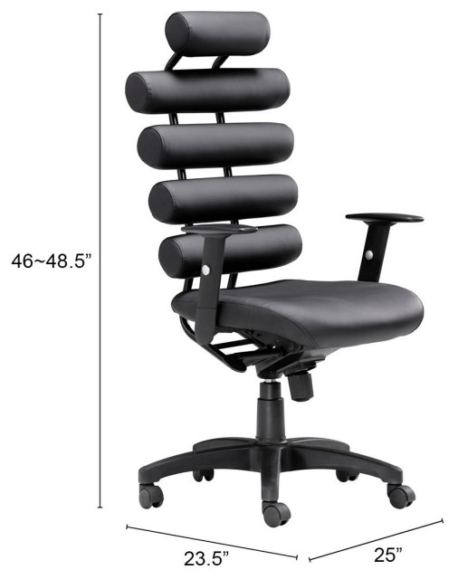 Unico Office Chair Black - Modern - Office Chairs - by Beyond Design ...