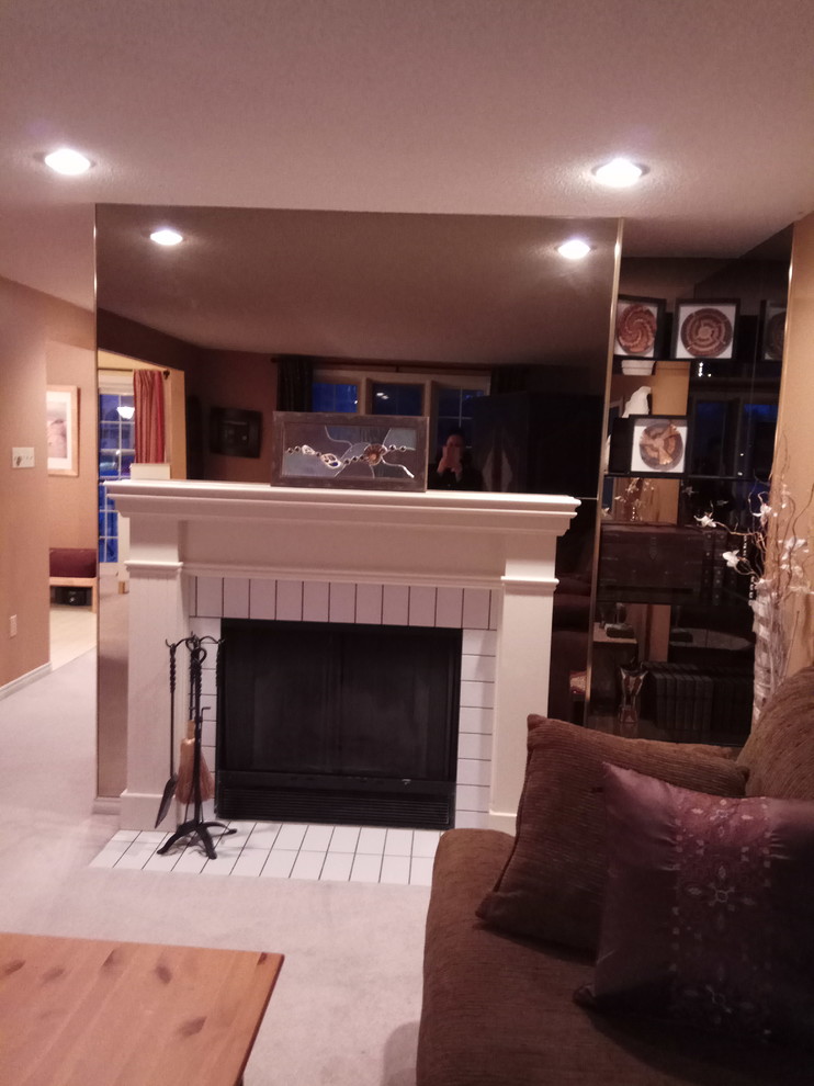 Covering up a mirrored wall