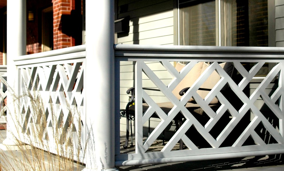 Chinese Chippendale Railing - Diamond - Traditional - Denver - by ...