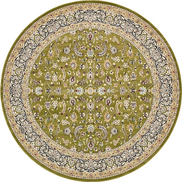 Traditional Kelayeh Area Rug, 10' Round - Traditional - Area Rugs - by ...