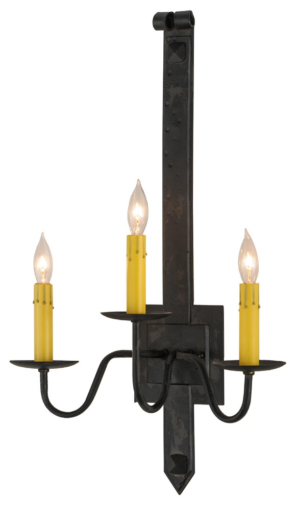 15W Primitive 3 LT Wall Sconce - Transitional - Wall Sconces - by Meyda ...