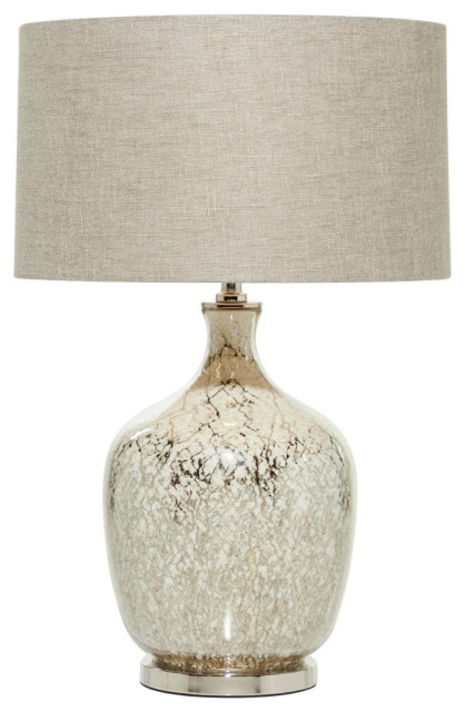 Glam Silver Glass Table Lamp 83831 - Transitional - Table Lamps - by ...