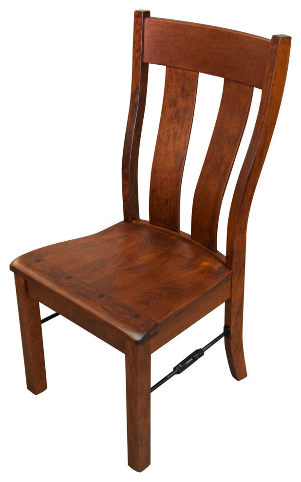 Holbrooke Rustic High Back Side Chair - Transitional - Dining Chairs ...