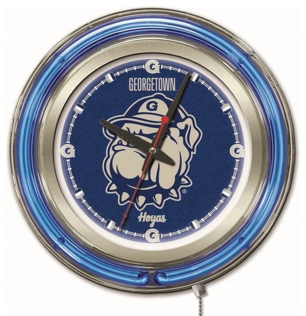 Georgetown Neon Clock - Contemporary - Wall Clocks - by Holland Bar ...