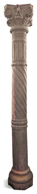 Consigned Teak Wood Column - Traditional - Columns And Capitals - by ...