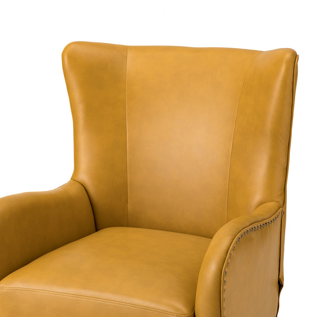 39" Comfy Living Room Armchair With Special Arms - Midcentury ...