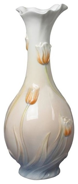 Tulip Vase, Home Accent, Fine Porcelain - Contemporary - Vases - by ...