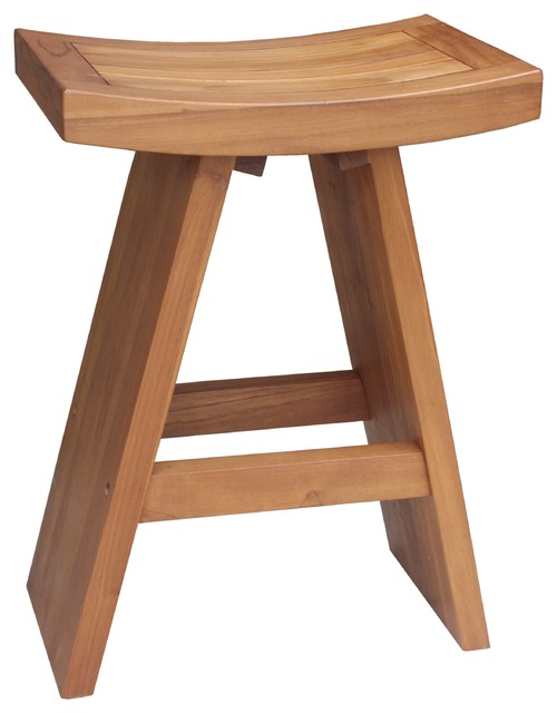 The Original 24" Tall Asia® Teak Counter Stool - Asian - Outdoor Bar ...
