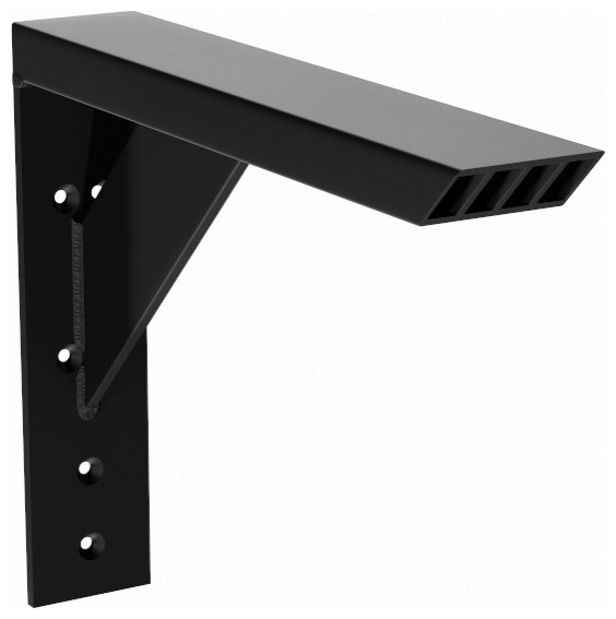 Large Shelf Industrial Support Bracket, 12x10 - Industrial - Brackets ...