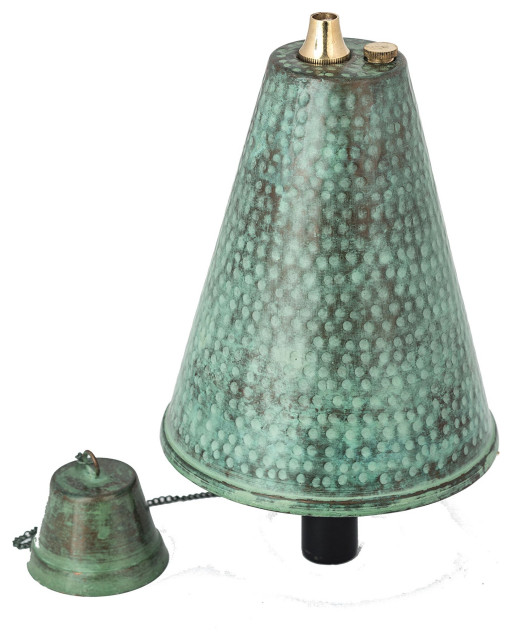 Large Hawaiian Cone Tiki Style Torch With Pole and Snuffer - Farmhouse ...