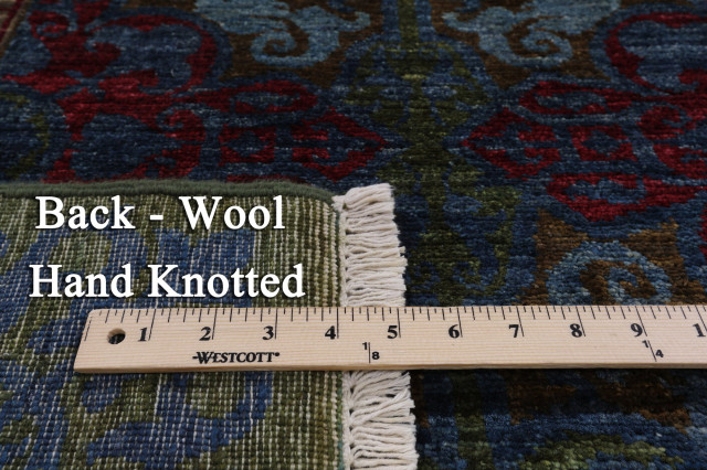 5' 2" X 10' 1" William Morris Hand Knotted Wool Rug Q4396, 5' 2" X 10 ...