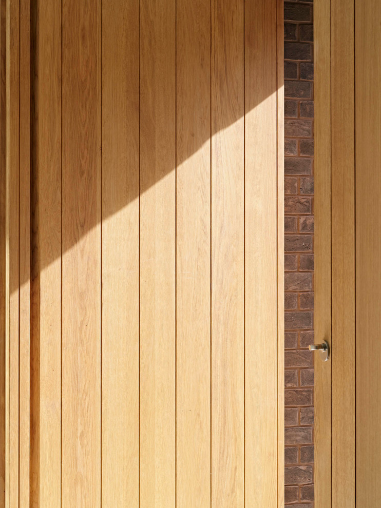 European oak pivot front door, as seen on Grand Designs - Contemporary ...