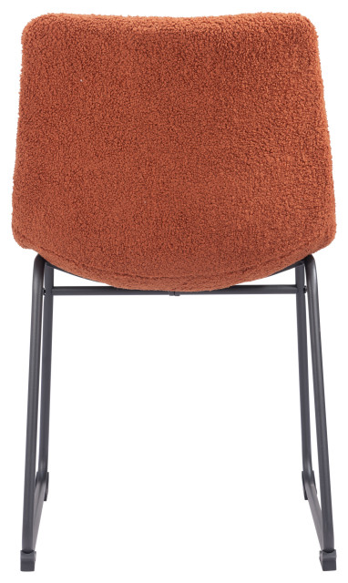 Smart Dining Chair (Set of 2) Burnt Orange - Contemporary - Dining ...