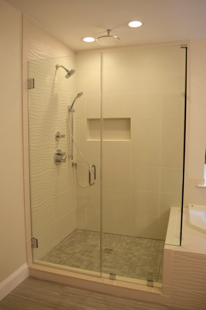 Large Master Bath with walk in shower. - Contemporary - Bathroom - DC ...