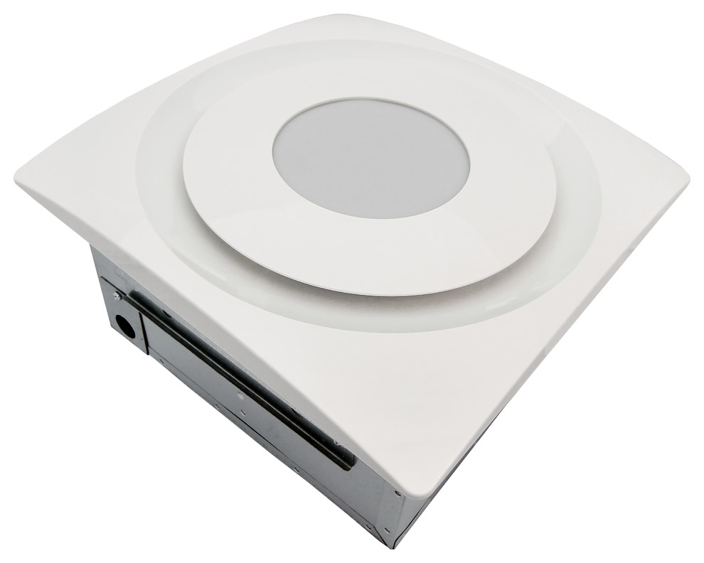 Dimmable 120 CFM Bath Fan WithLED Light and Humidity Sensor Ceiling ...