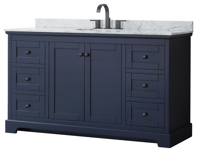 Avery Vanity -CX or CM, 60 inch Single - Transitional - Bathroom Vanities And Sink Consoles - by ...