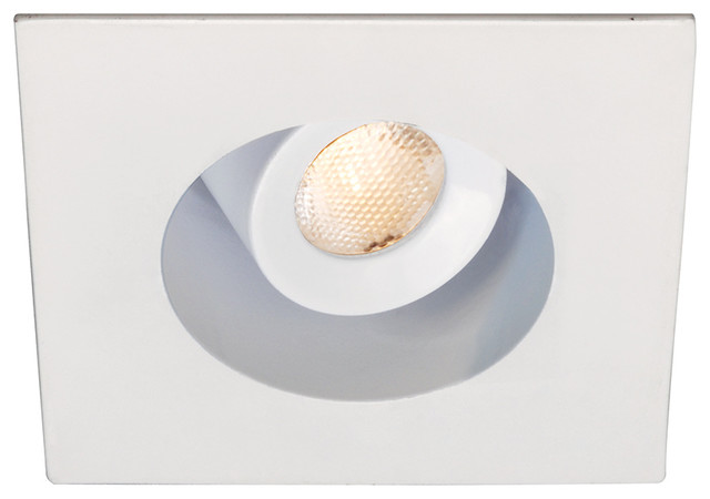 LEDme 1" Adjustable Square Miniature Recessed Downlight 3000K Soft ...