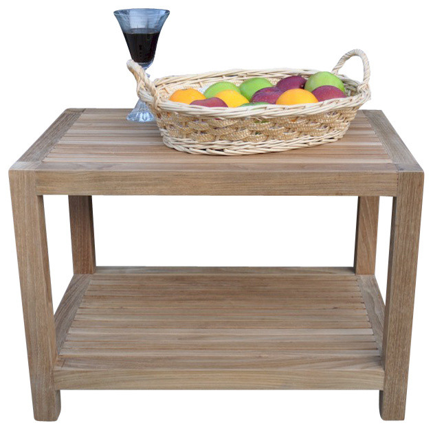 Windsor Side Table 2-Tier - Transitional - Outdoor Side Tables - by ...