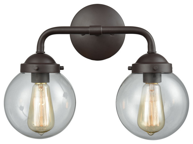 Elk Lighting CN129211 Modern Beckett Bath Vanity Light Oil Rubbed ...