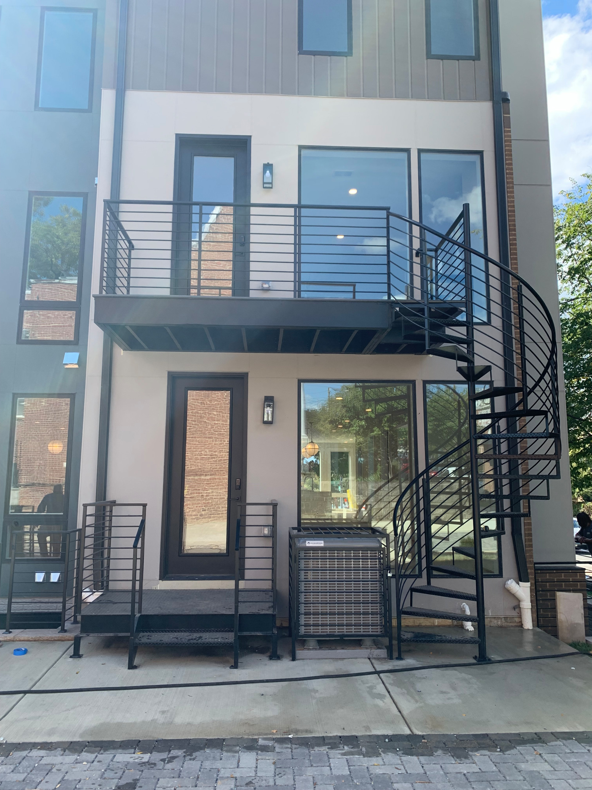 Metal Staircase - Railings - Handrail - Awning