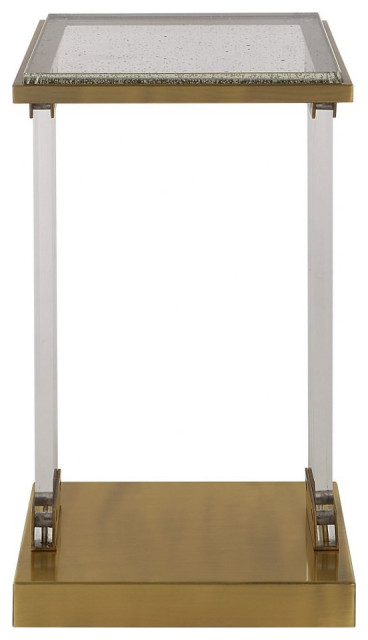 Accent Table-25.25 Inches Tall and 14 Inches Wide - Furniture - Table ...