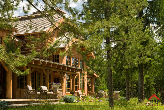 Rocky Mountain Homes-Private Rustic Ranch - Rustic - Exterior - Other ...