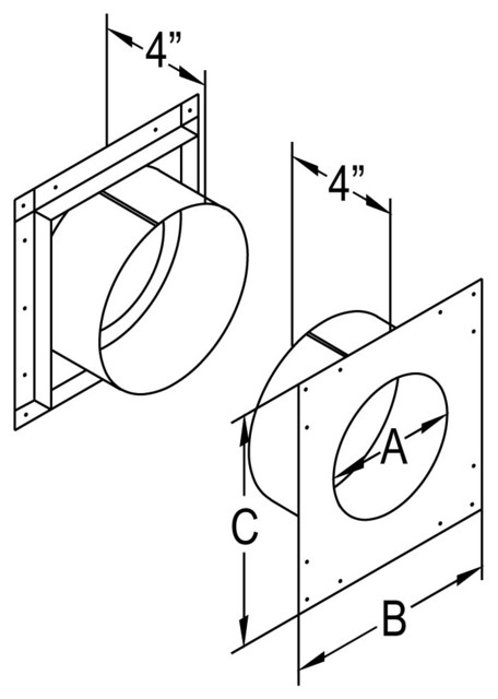 DuraVent 58DVA-WTS 5" Inner Diameter - DirectVent Pro Direct Vent ...