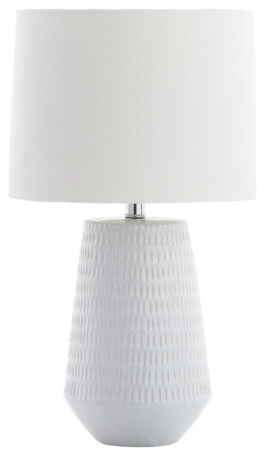 Safavieh Stark Table Lamp With USB Port White - Transitional - Table ...