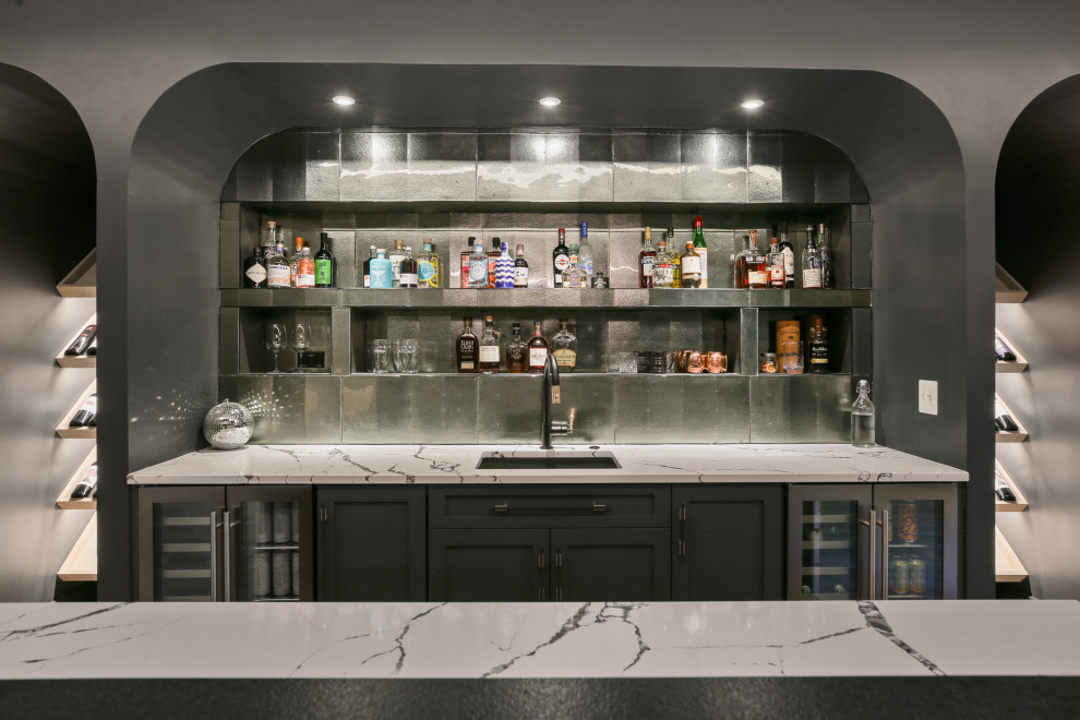 Speak Easy Vibe in Willowsford, Aldie, VA - Modern - Home Bar - DC ...