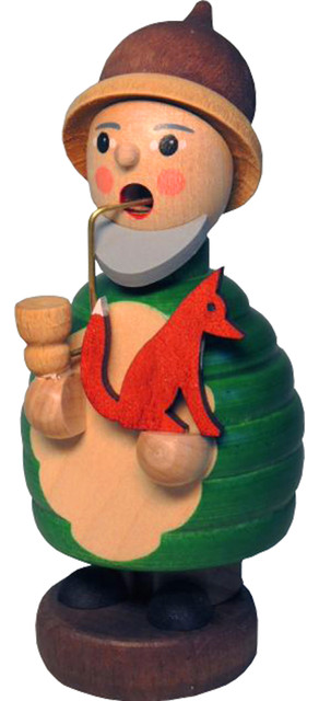 Richard Glaesser Incense Burner- Dwarf With Fox - Traditional - Home ...