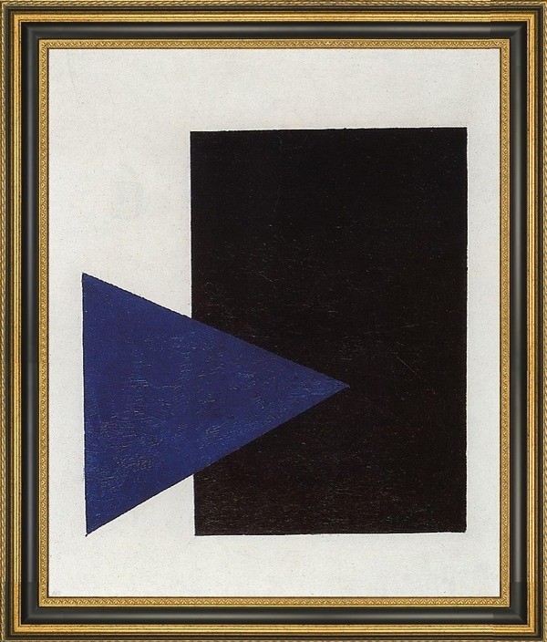 Kazimir Malevich Suprematism with Blue Triangle and Black Square - 16 ...