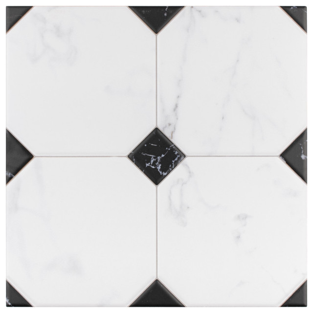 Betera Ceramic Floor and Wall Tile, Blanco, Sample - Contemporary ...