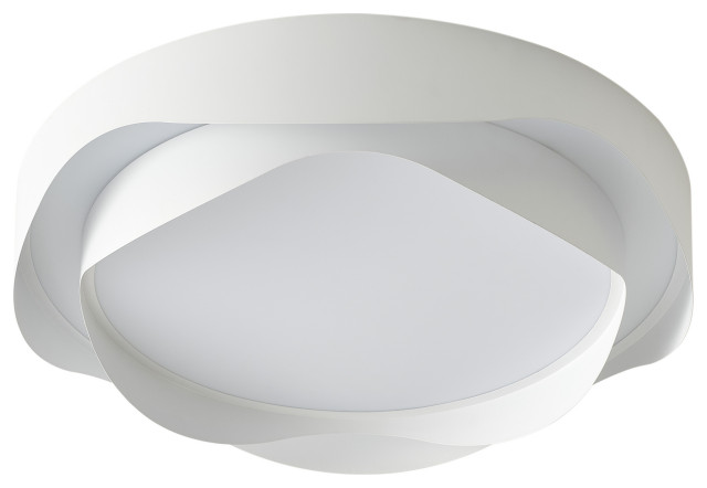 Modern Unique Flower Shape LED Flush Mount Ceiling Light - Contemporary ...
