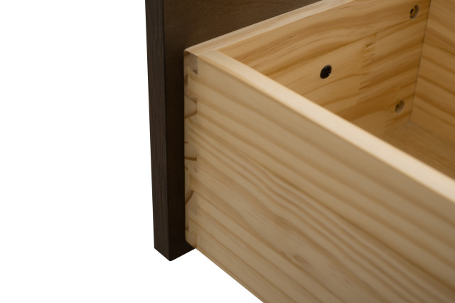 Landon Modern Herringbone Bathroom Vanity, 60", White Top ...