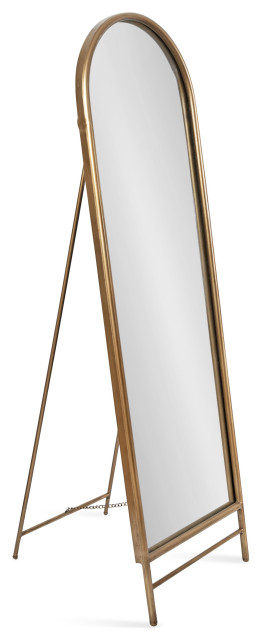 Gabrill Full Length Easel Mirror, 18"x58" - Transitional - Floor ...