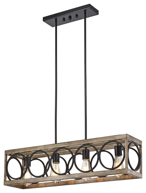 Warehouse of Tiffany's MD06/4 Spencer 8", 4 Light, Indoor, Matte Black ...