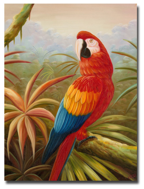 'Amazon Rain Forest' Canvas Art by Rio, 18" x 24" - Tropical - Prints ...