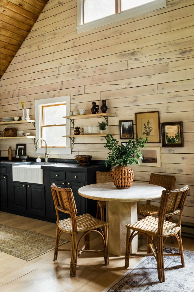 Project Lawless Log Cabin - Rustic - Kitchen - Portland Maine - by ...