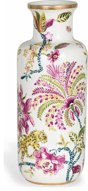 Braganza Jewel Vase - Asian - Vases - by HedgeApple | Houzz