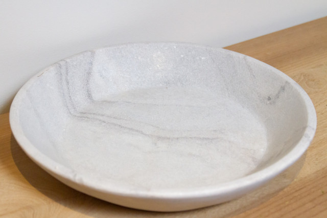 Elegant Round Marble Bowl - Transitional - Decorative Bowls - by De-cor ...