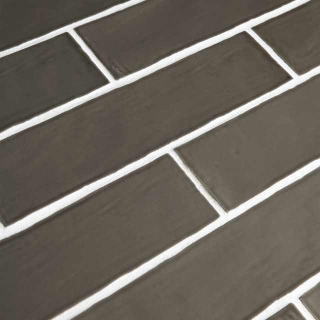 Chester Ceramic Wall Tile, Grafito, Sample - Contemporary - Wall And ...