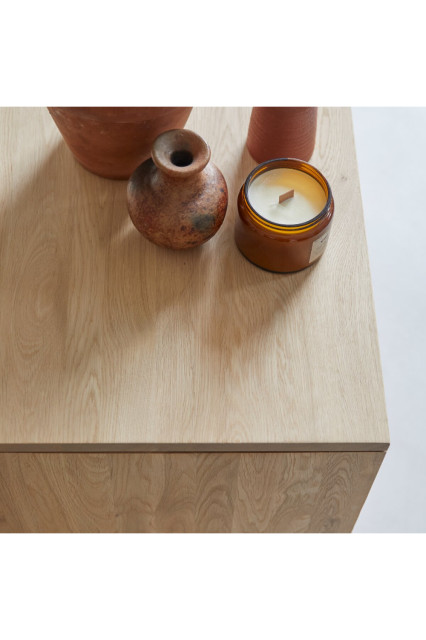 Solid Oak TV Unit | Tikamoon Anoa 140 - Contemporary - Entertainment ...