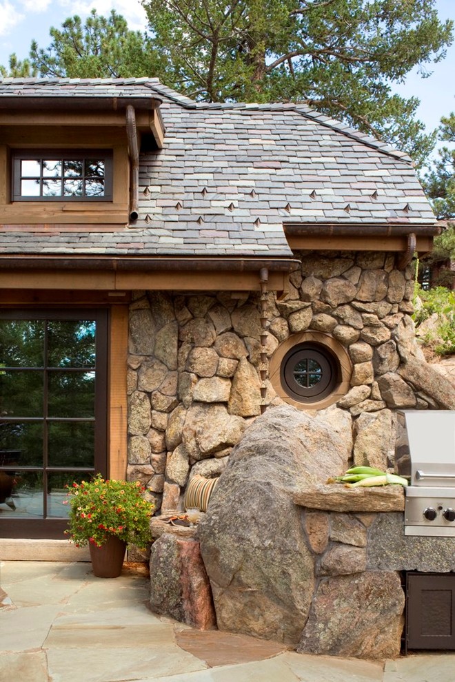 Stone Cottage - Rustic - Exterior - Denver - by TKP Architects